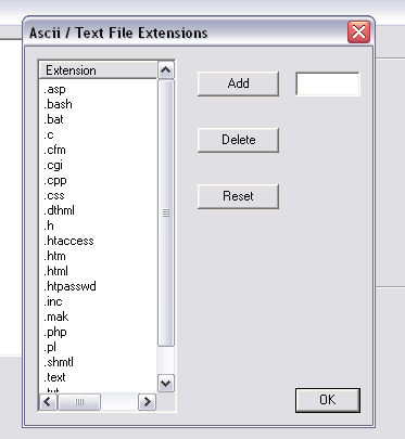 Ascii vs Binary transfers